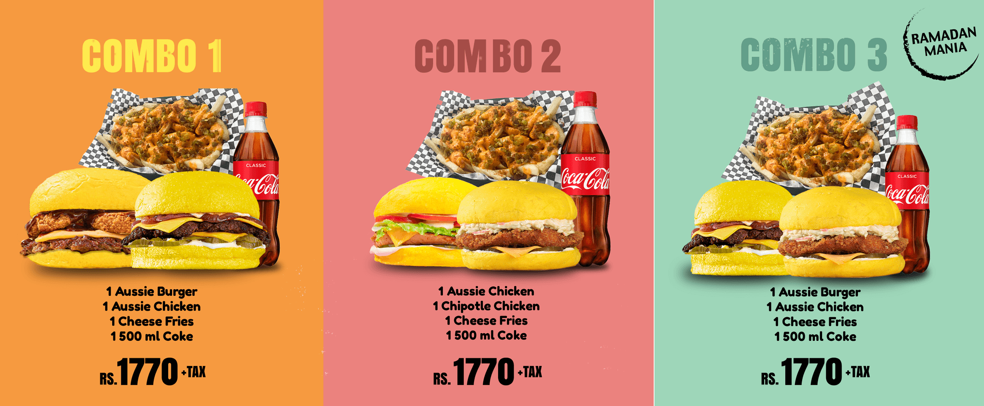 Aussie Burger Company DHA Menu | Food Online Delivery Karachi